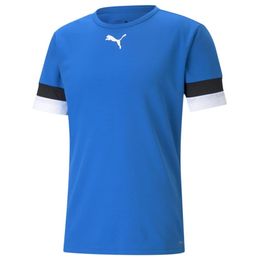 Puma Sportshirt "TeamRISE Jersey" in Blau | Gr.: L