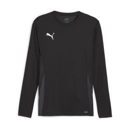 Puma Sportshirt "TeamGoal Longsleeve Jersey" in Schwarz | Gr.: L