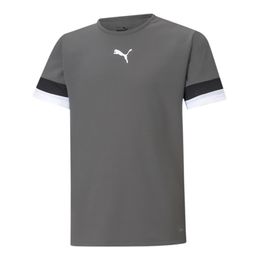 Puma Sportshirt "TeamRISE Jersey Jr" in Grau | Gr.: 128