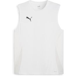 Puma Sportshirt "TeamGoal Sleeveless Jersey" in Wei&szlig; | Gr.: L