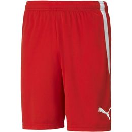Puma Sporthose "TeamLIGA Shorts" in Rot | Gr.: S