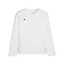 Puma Sportshirt "TeamGoal Longsleeve Jersey Jr" in Weiß | Gr.: 140
