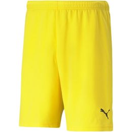 Puma Sporthose "TeamRISE Short" in Gelb | Gr.: XL