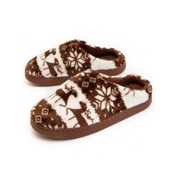 Northome Hausschuhe Calides10 in Braun | Gr.: 36