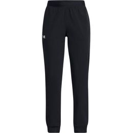 Under Armour Kinder Sweat Pants "Ua Rival Woven Jogger" in Schwarz | Gr.: M