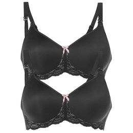 Anita 2er Pack Still BH mit Schale Miss Lovely in Schwarz Schwarz | Gr.: 95E