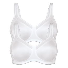 Anita 2er Pack Schwangerschafts-BH Basic in Weiss Weiss | Gr.: 70B
