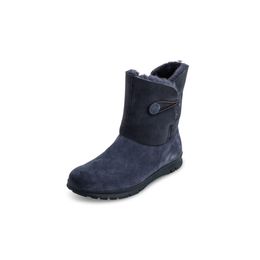 vitaform Veloursleder Stiefeletten in jeansblau | Gr.: 40