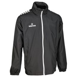 Derbystar Kinder Trainingsjacke "Allwetterjacke Madrid V25" in Schwarz | Gr.: 140