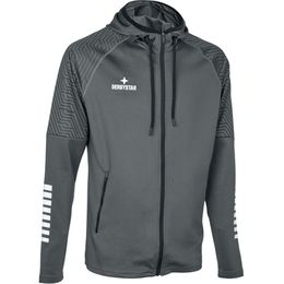 Derbystar Kinder Trainingsjacke "Kapuzenjacke Primo V24" in Grau | Gr.: 116