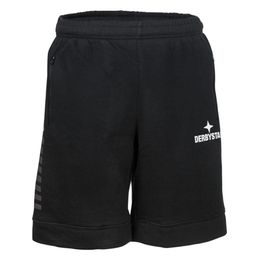 Derbystar Kinder Sweat Pants "Sweatshort Ultimo V23" in Schwarz | Gr.: 140