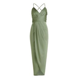 Vera Mont Abendkleid mit Raffung in Autumn Green | Gr.: 40
