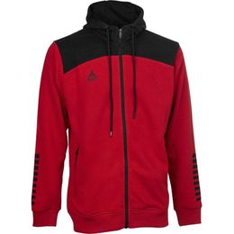 Select Trainingsjacke "Kapuzen-Sweatjacke Oxford V22" in Rot | Gr.: XL