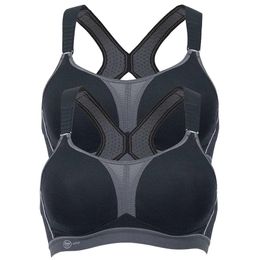 Anita Sport BH X-Back dynamiX star in schwarz-anthrazit schwarz-anthrazit | Gr.: 85B