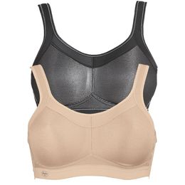 Anita Sport BH momentum in desert schwarz | Gr.: 105D