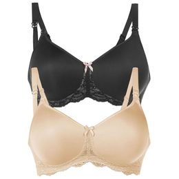 Anita 2er Pack Still BH mit Schale Miss Lovely in Desert Schwarz | Gr.: 75E