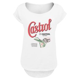 F4NT4STIC Long Cut T-Shirt Castrol By Name in wei&szlig; | Gr.: S
