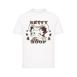F4NT4STIC T-Shirt Betty Boop Cowgirl in weiß | Gr.: 134/140