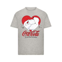F4NT4STIC T-Shirt Coca Cola Hugging Bears in grau meliert | Gr.: 122/128