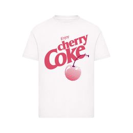 F4NT4STIC T-Shirt Coca Cola Enjoy Cherry Coke in weiß | Gr.: 146/152