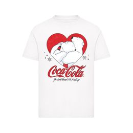 F4NT4STIC T-Shirt Coca Cola Hugging Bears in weiß | Gr.: 158/164