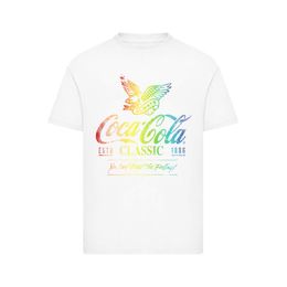 F4NT4STIC T-Shirt Coca Cola Ombre Graphic in weiß | Gr.: 122/128