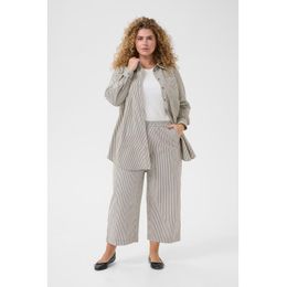 Kaffe curve Casual Hose KCnana Loose fit in Midnight/White Stripe | Gr.: 48