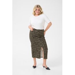 Kaffe curve Rock KCleonoma Regular fit in Feather Gray / Black Animal | Gr.: 48