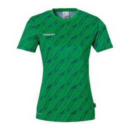 Uhlsport Sportshirt "Progressive 28 Shirt Kurzarm Damen" in Grün | Gr.: M
