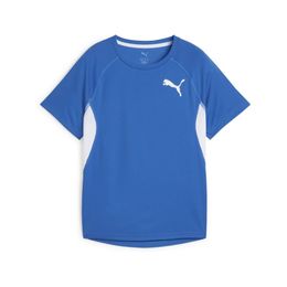 Puma T-Shirt "Y CROSS THE LINE TEE 3.0" in Blau | Gr.: 164