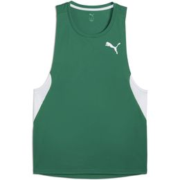 Puma Sportshirt "Cross The Line Singlet 3.0" in Gr&uuml;n | Gr.: L