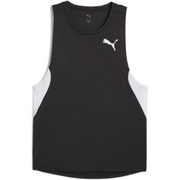 Puma Sportshirt "Cross The Line Singlet 3.0" in Schwarz | Gr.: XL