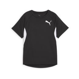 Puma T-Shirt "Y CROSS THE LINE TEE 3.0" in Schwarz | Gr.: 140
