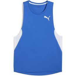 Puma Sportshirt "Cross The Line Singlet 3.0" in Blau | Gr.: M