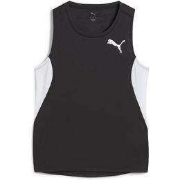 Puma Sportshirt "W CROSS THE LINE SingleT 3.0" in Schwarz | Gr.: XL