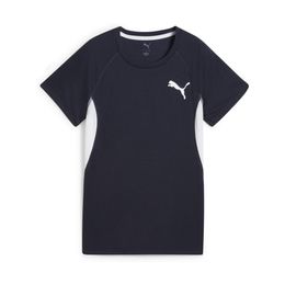 Puma T-Shirt "W CROSS THE LINE TEE 3.0" in Blau | Gr.: XS
