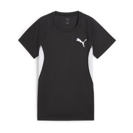 Puma T-Shirt "W CROSS THE LINE TEE 3.0" in Schwarz | Gr.: XS