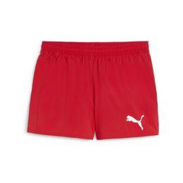 Puma Sporthose "W CROSS THE LINE SPLIT Short 3.0" in Rot | Gr.: XL