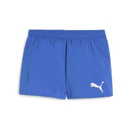 Puma Sporthose "W CROSS THE LINE SPLIT Short 3.0" in Blau | Gr.: XS