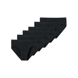 Schiesser Slip 6er Pack in Schwarz | Gr.: XL