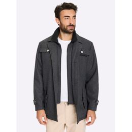 WITT WEIDEN Longjacke in graphit-meliert | Gr.: 56
