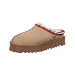 DR. BRINKMANN Clogs ohne Absatz in mittelbraun | Gr.: 37