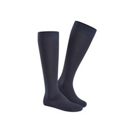 Hudson Kniestrümpfe Relax Cotton wärmend in Nachtblau | Gr.: 43/44
