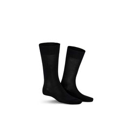 Kunert Socken Clark druckfreier Bund in Black | Gr.: 47-50