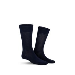 Kunert Socken Richard druckfreier Bund in Navy | Gr.: 43-46