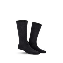 Kunert Socken Richard druckfreier Bund in Anthra mel. | Gr.: 39-42