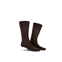 Kunert Socken Longlife langlebig in Brown | Gr.: 43-46