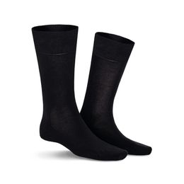 Kunert Socken Longlife langlebig in Black | Gr.: 39-42