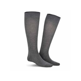 Kunert Kniestr&uuml;mpfe Richard hautfreundlich in Silver-mel. | Gr.: 39-42