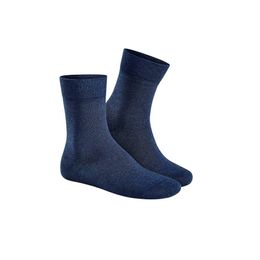 Hudson Socken Relax Cotton weich in Marine | Gr.: 39-42